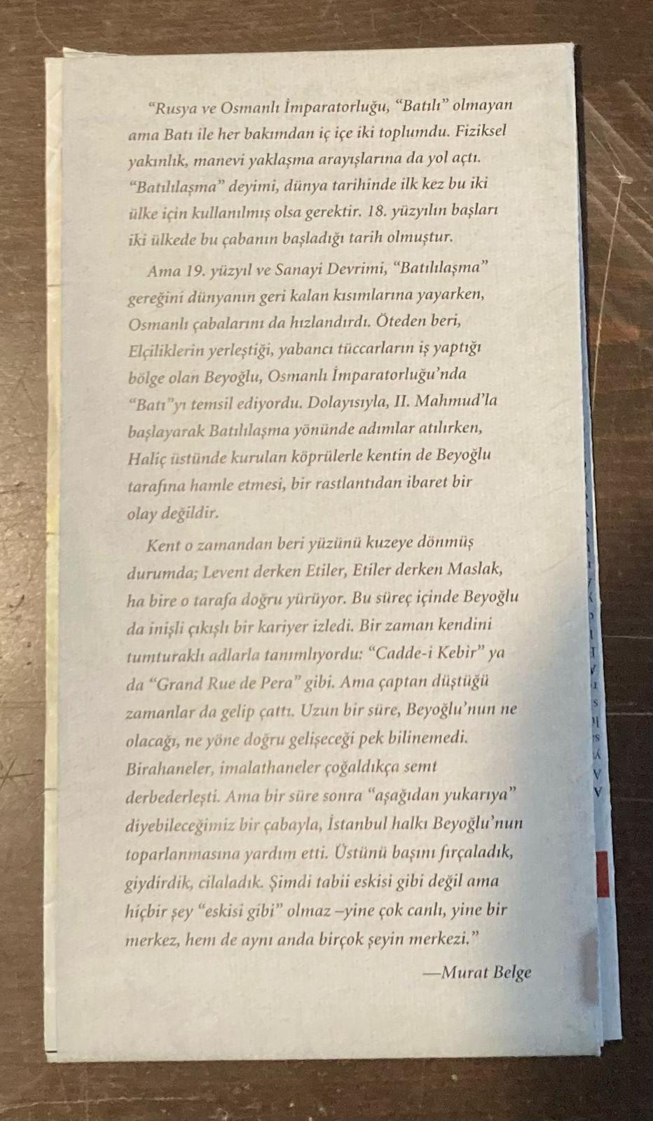 National Geografic Beyoğlu Kültür Haritası - Sahaf - EDAM